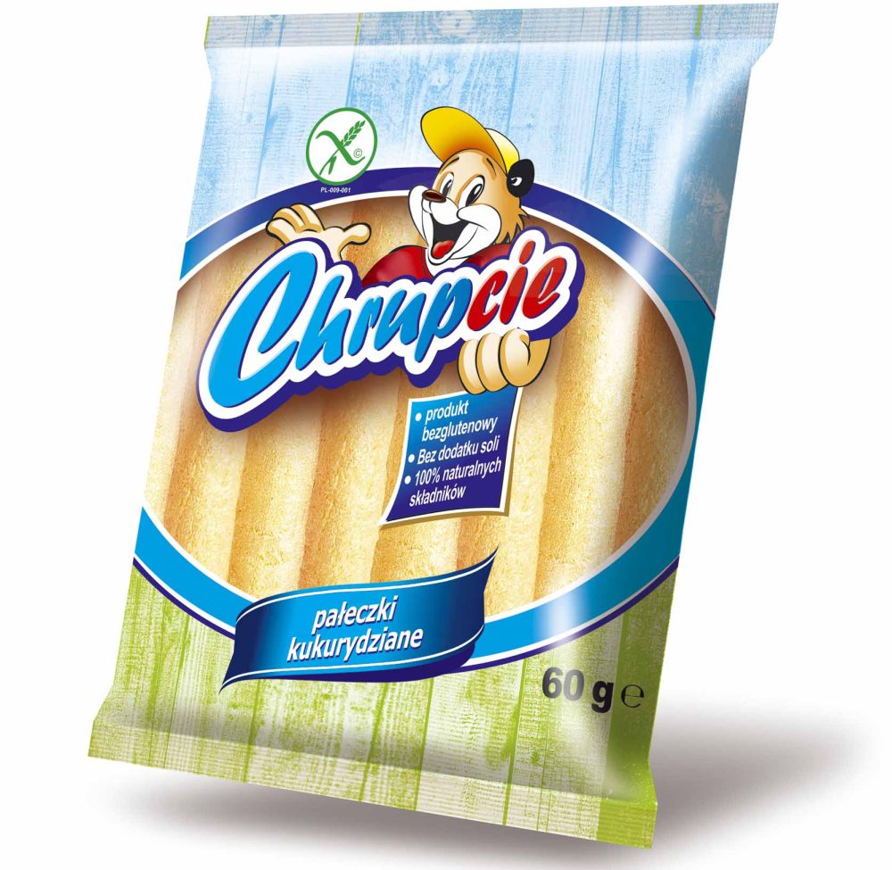 CHRUPCIE Pałeczki kukurydziane 60g - Eurosnack